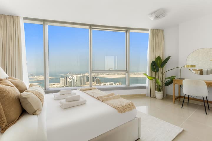 Luxury 1br | Sea View | Parking | Prime Location - Abu Dhabi
