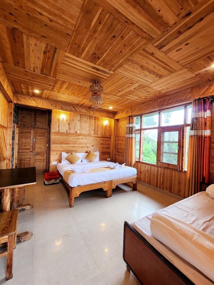5 Bedroom |Talaighar Wooden Cottage Homestay - Kufri