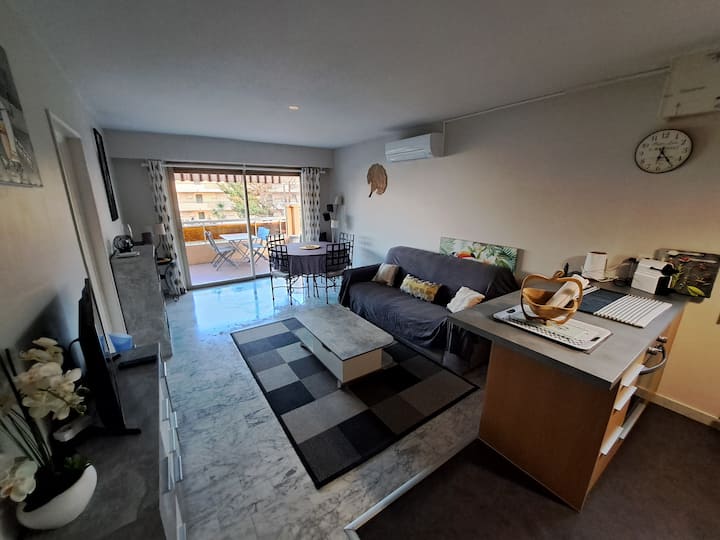 T2 (40m²+terr.) Avec Mer à 350m & Commerces à 150m - Villeneuve-Loubet