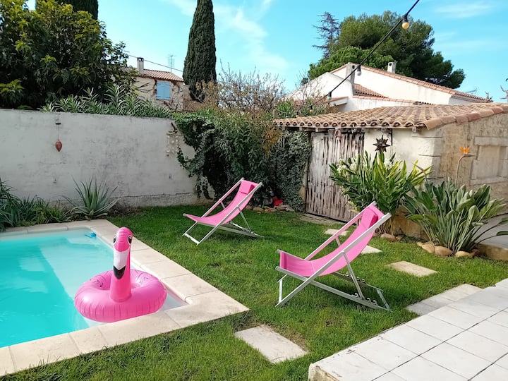 Villa Avec Piscine à 20mn De La Mer - Lunel