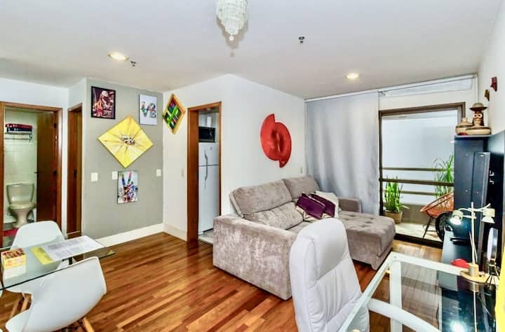 Cozy Ap 50m² Sirio Libanes, Paulista, Rooftop Pool - São Paulo