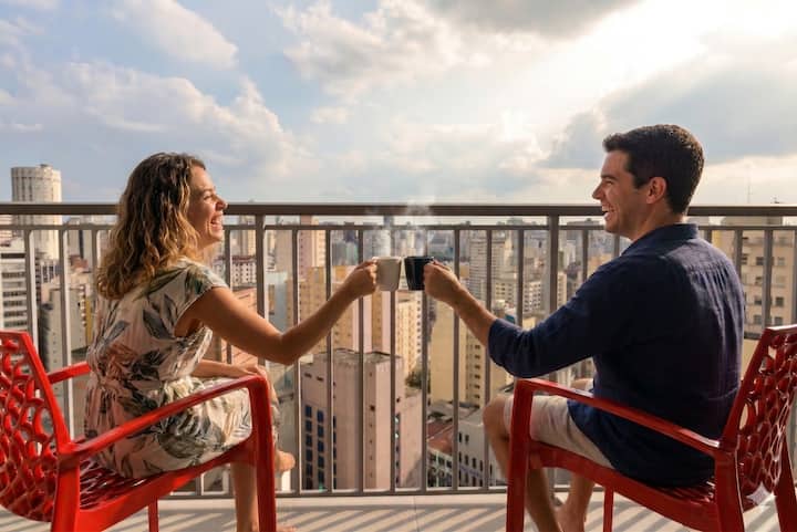 Studio Com Vista No Arouche - São Paulo