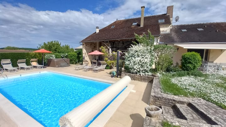 Maison 4 * Chablis, Piscine Privée/chauff. Spa, Ac - Chablis