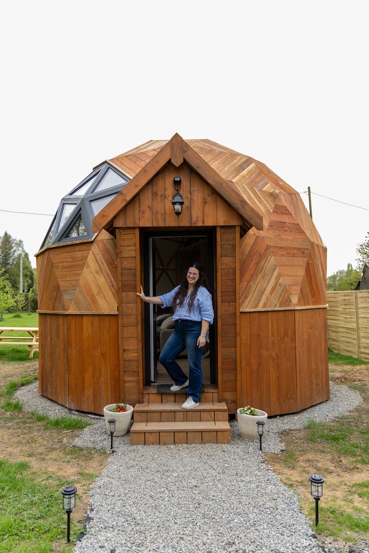 Dôme Insolite Face à La Forêt - Le Cocon D'eywa - Haute-Normandie