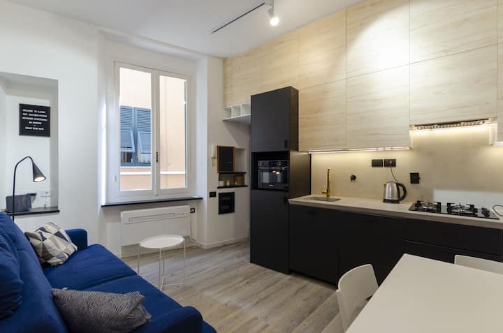 Heart Of The City 1 Bed Apt Near Castle Belvedere - Genoa