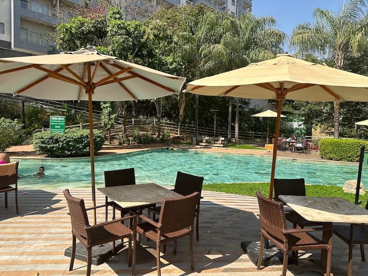 256-apto 2/4 Até 8p-piscina Quente- Prox. Hotpark - Rio Quente