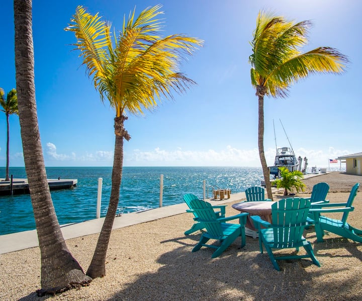 Ocean View Gem 3/2.5 Home 70` Dock Cabana Club Inc - Marathon, FL