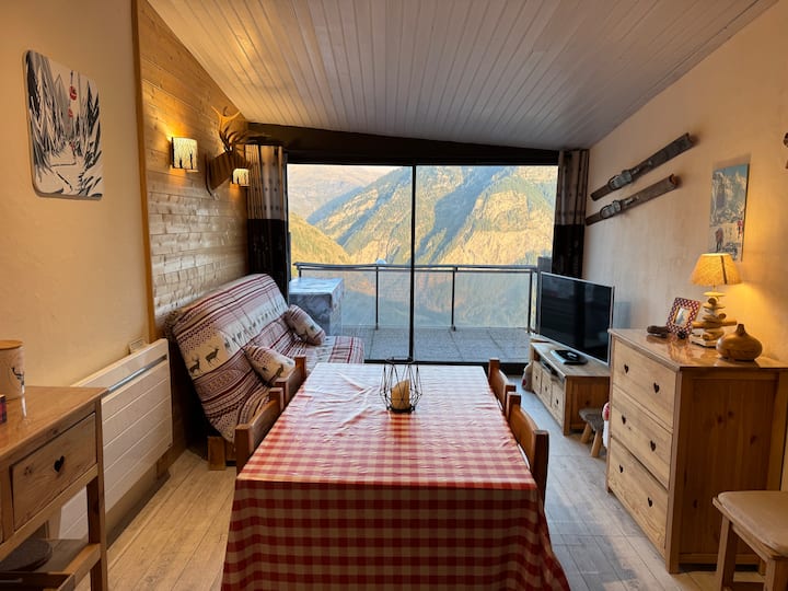 F2 De Charme Terrasse Plein Sud - Orcières