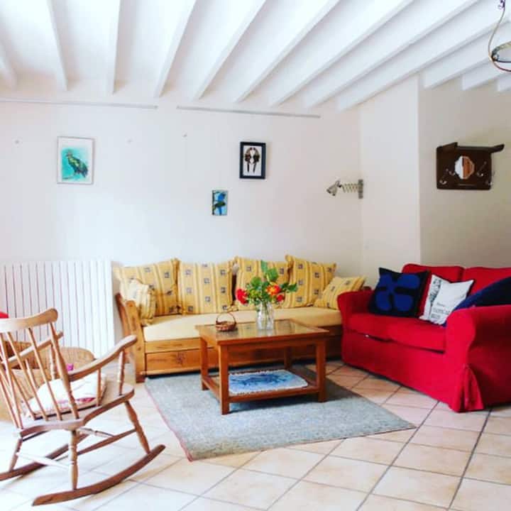 ÉCo-gîte 6p, Perroquets, Tennis. 1h30 Paris. - Souppes-sur-Loing