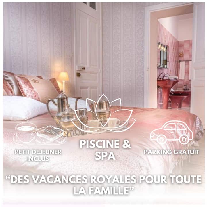 Chambre Familiale Blanche Pour 5 Personnes - Les Herbiers