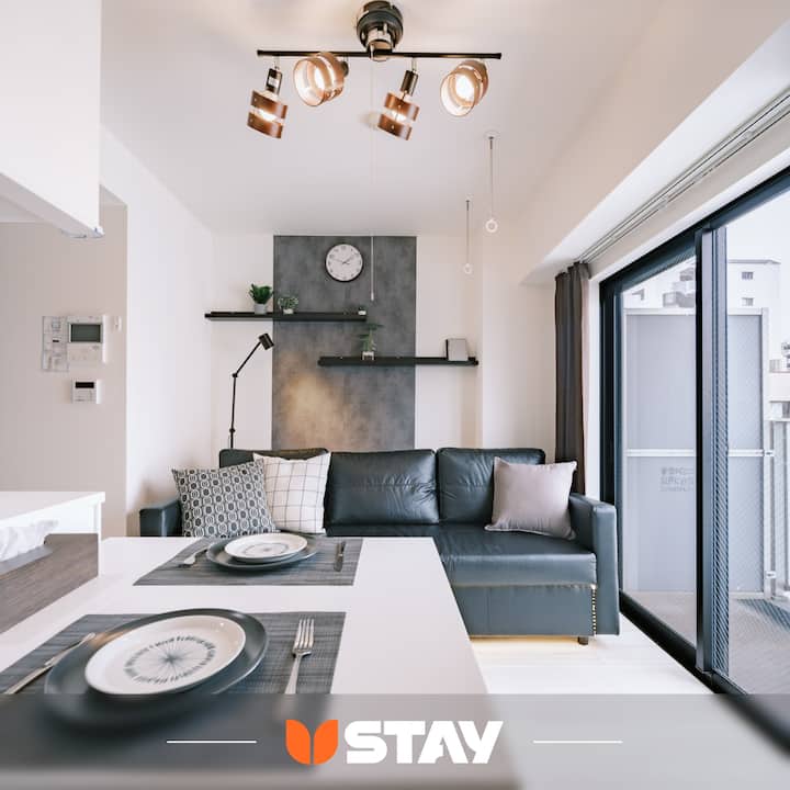 【秋叶原上野旁电梯房】夏日限定特价/地铁5分钟/直通银座新宿成田机场/大床+舒适沙发床（风） - Ueno