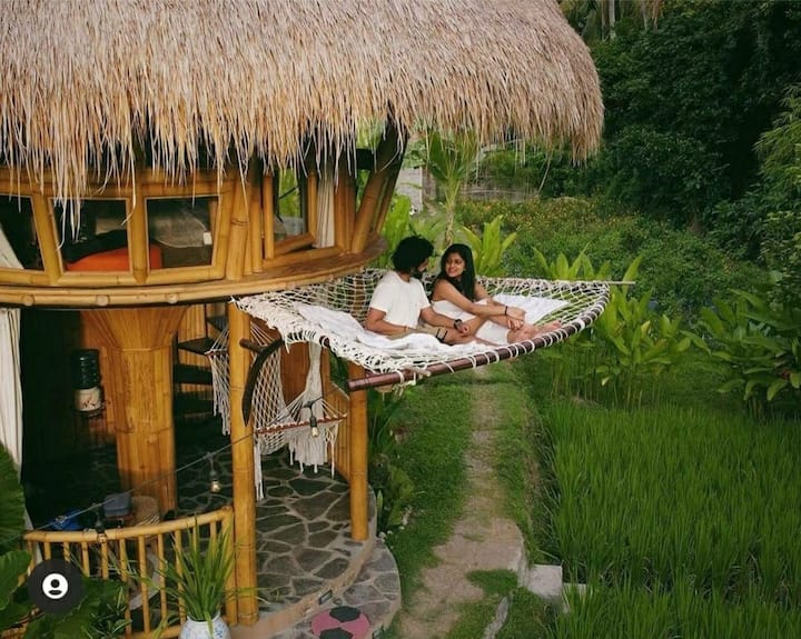 Dd Bamboo Lodge Hat Home- Bamboo Eco Home - Bali