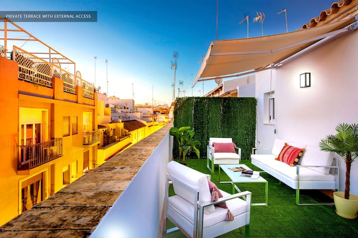 Cozy Apartment With Access To Rooftop Terrace. Galera Ii - Camas