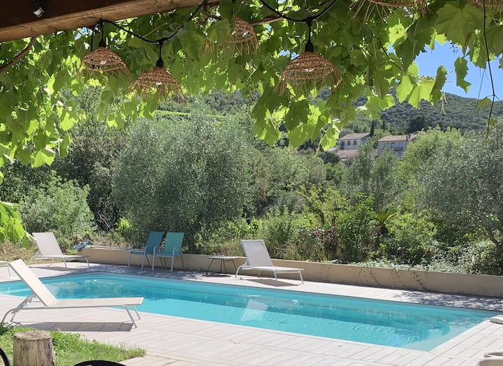 Maison Avec Vue, "Séjour Secret" Au Soleil Occitan - Olargues