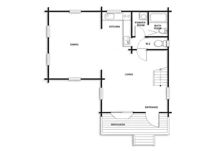 静寂のログハウス R-villa Ohk【m-11】