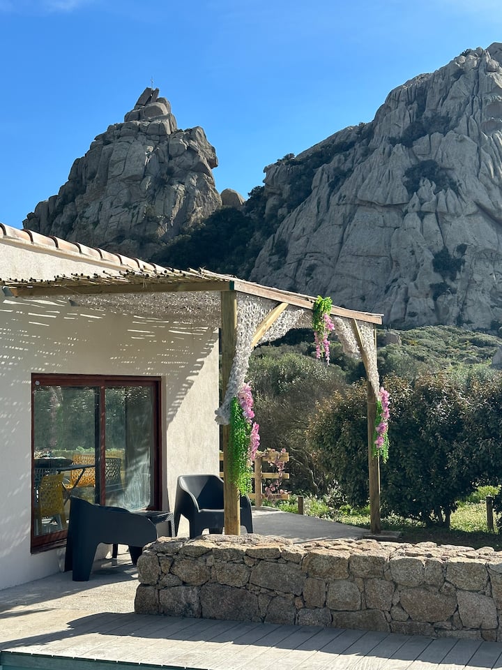 Chalet Avec Vue Sur Mont Et Mer - Bonifacio