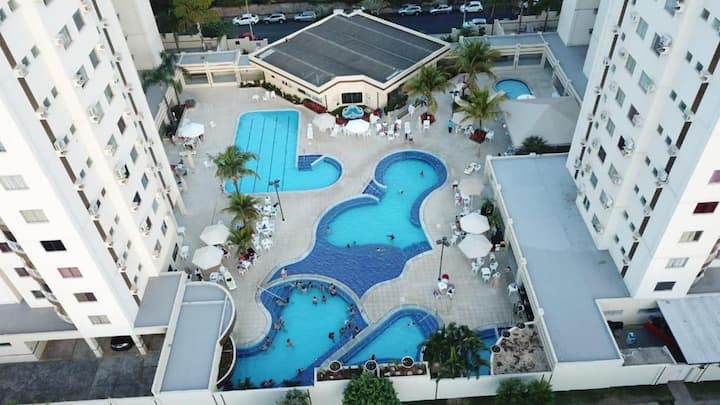 Royal Park Residence Com Parque Aquático Completo - Caldas Novas