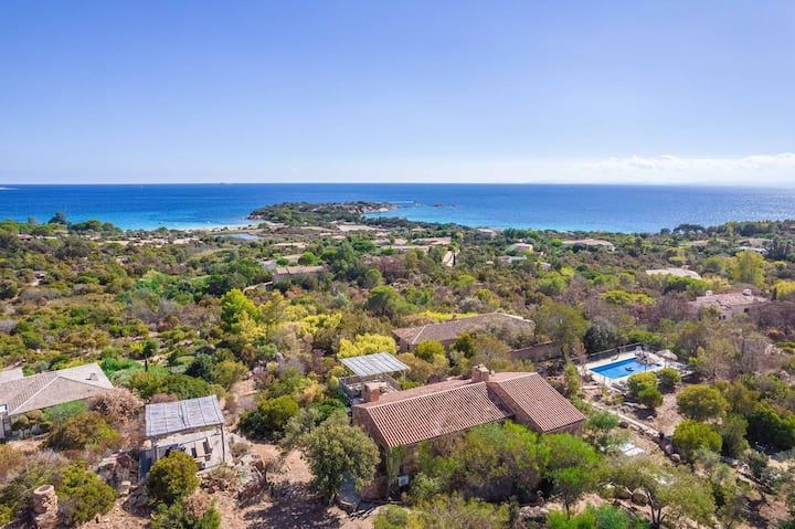 Villa Rocca Rossa Vue Exceptionnelle Sur La Mer - Porto Vecchio