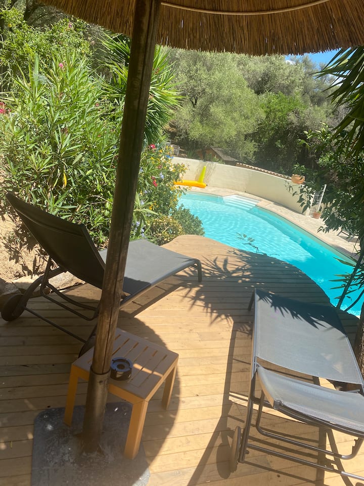 T3 Avec Piscine, Au Calme à 10 Min D'ajaccio - Bastelicaccia