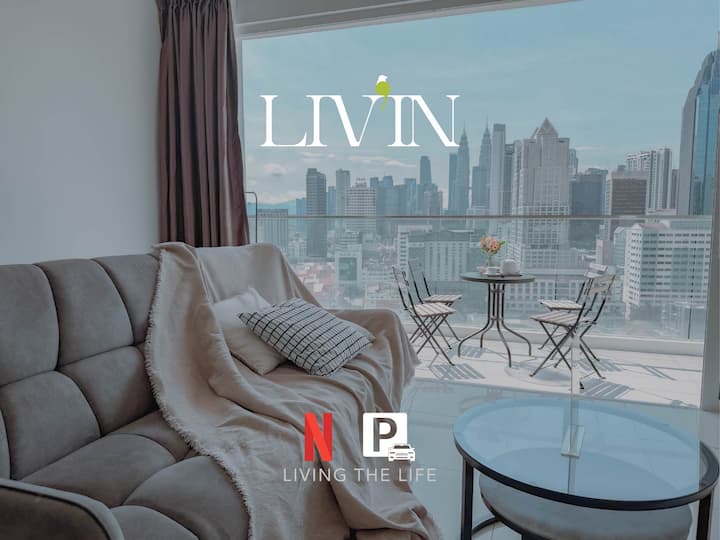 31 Charming City Large Balcony Twin Tower View Three Bedrooms Top Floor Infinity Pool - Kuala Lumpur