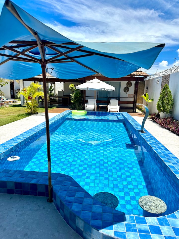 Bela Casa Em Prado C/piscina E Quadra De Areia Bt - Prado