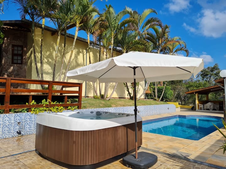Chácara Suíça  Com Spa Thermal  Sr | 6 X S/ Juros - São Roque