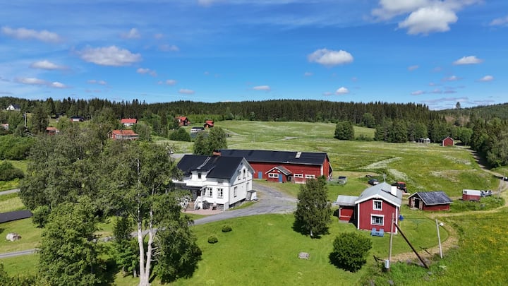 Fin Gårdsstuga Laxsjö/hotagströmmen - Sweden