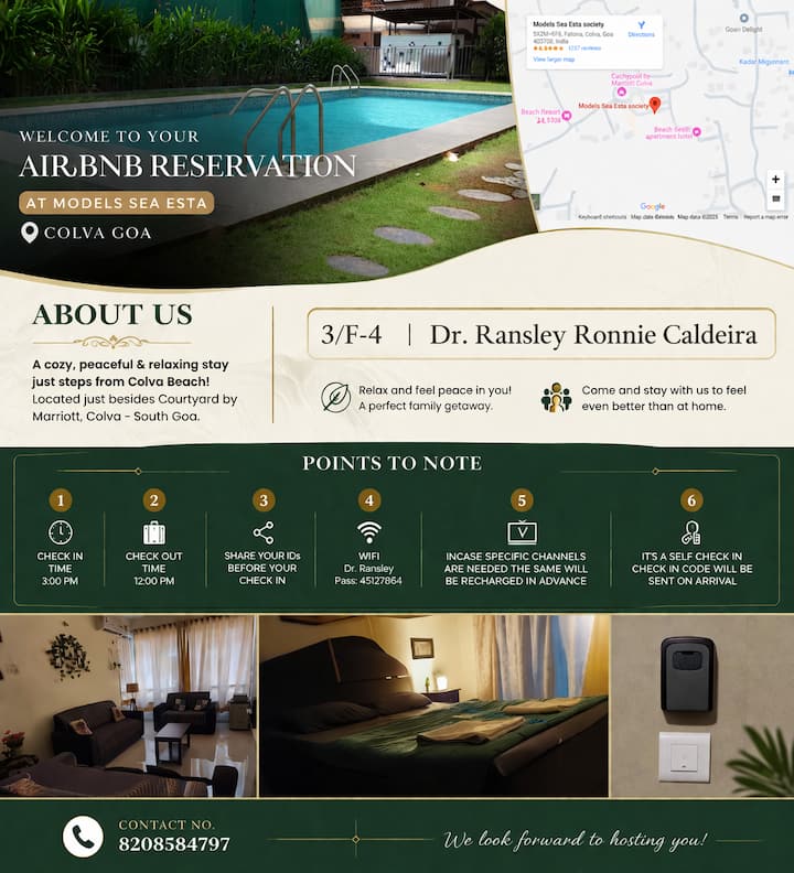 A Cozy 1 Bhk Comfort Near Colva Beach! - Colva