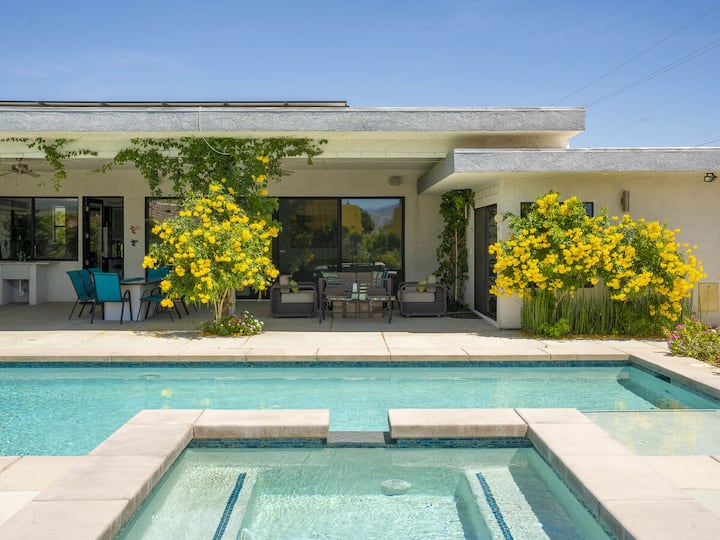 Casa Azul : Complexe Privé De Luxe Avec 4 Chambres Et 4 Salles De Bain - Palm Springs, CA