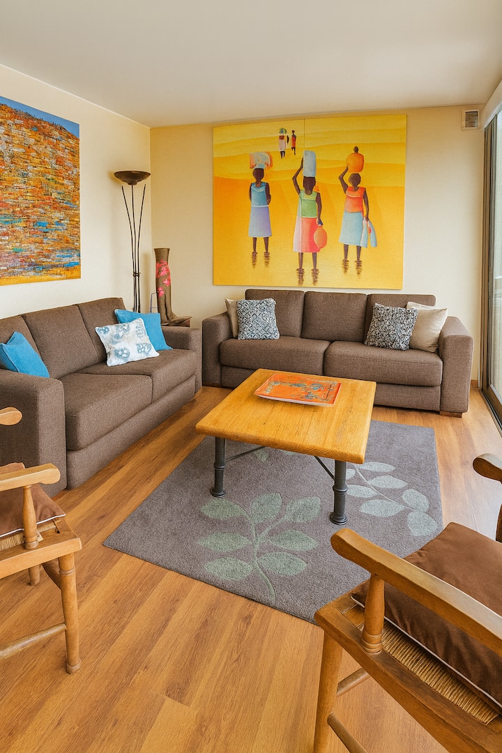 Grande Familiar, Full Equipado, Cómodo/1 Parking - Santiago