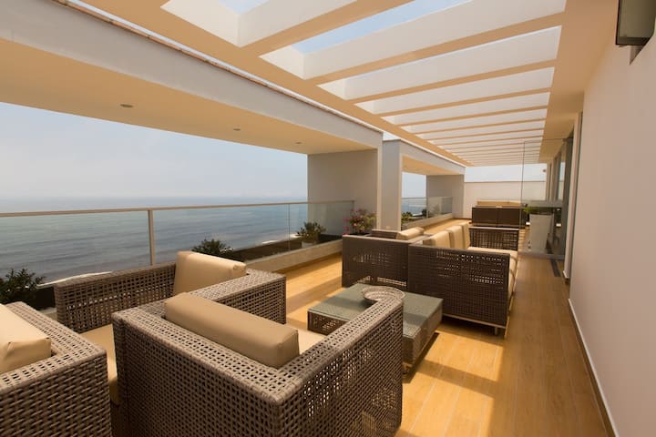 Beautiful Apartment With Ocean View •Close Airport - Lima
