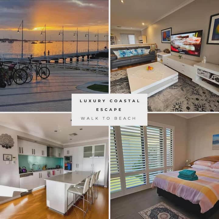 Luxury Coastal Escape And Views. Walk To Beach. - Perth
