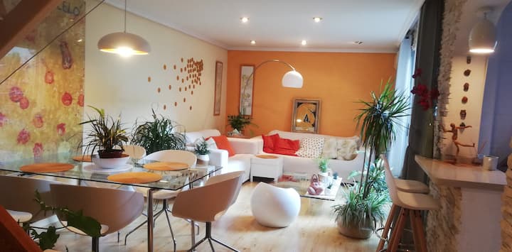 Acogedora Tranquila Casa Dúplex - 