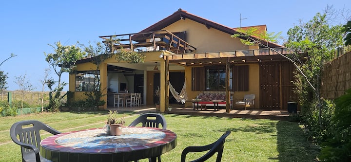 Casa Amarela Vista Para O Mar Na Barra Ibiraquera - Imbituba