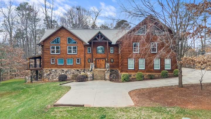 Stunning Lodge Cabin By U.s. Whitewater Center 4br - Belmont, NC