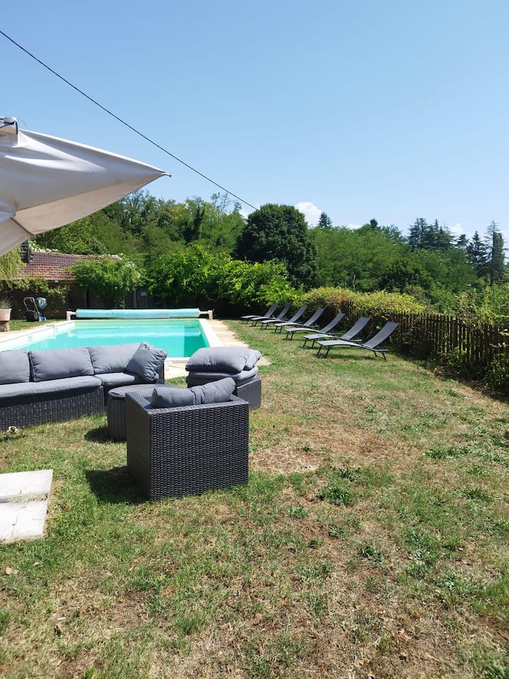 La Salamandrine Proche Marché Piscine Chauffée 15m - Sarlat-la-Canéda