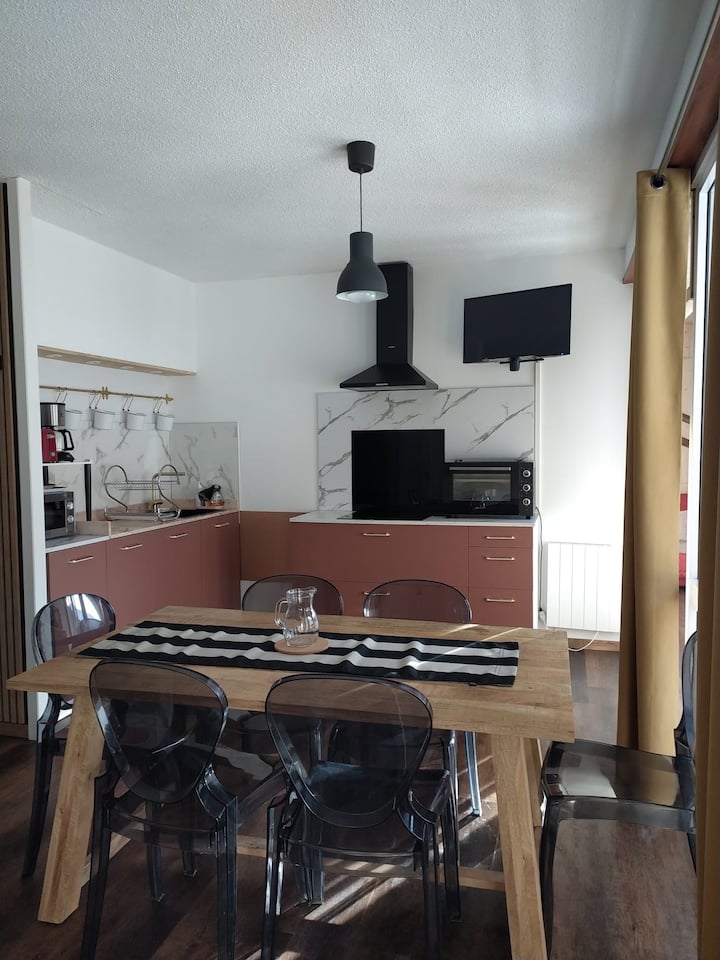 Grand Appartement 6 Places Vue Sur La Montagne - Lac Gentau