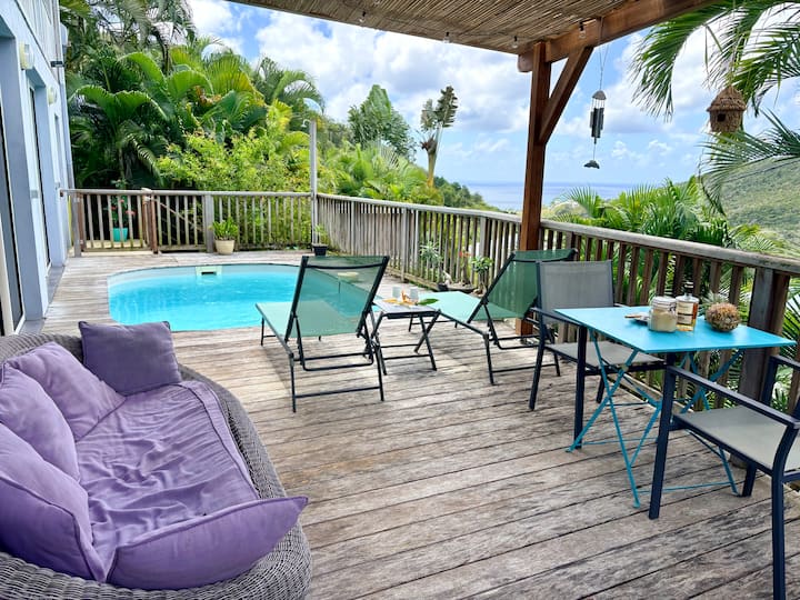 Gîte Kay Nana, «&nbsp;Entre Mer Et Terre&nbsp;» - Martinique