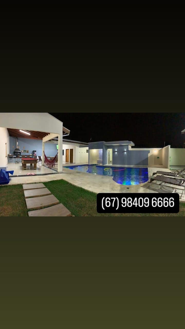 Casa Completa Com Piscina E áRea Gourmet. - Campo Grande
