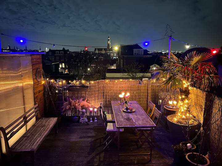 Peaceful Apartment With A Stunning Private Rooftop - Ámsterdam