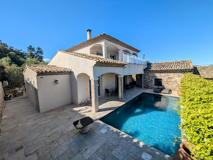 Villa Avec Piscine - 4 Chambres - Cogolin