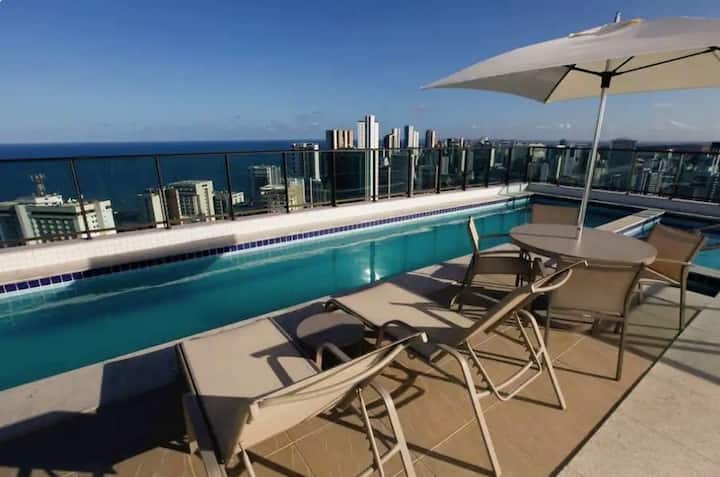Boaviagem Piscina
Apto 200m Praia - Recife