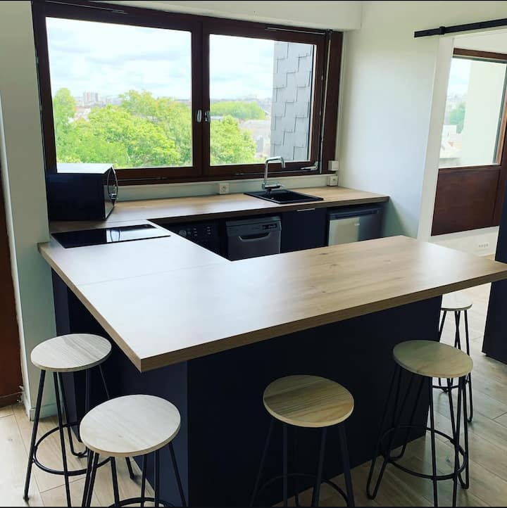T2 Centre Ville, Angers
Appartement Tout éQuipé - Angers