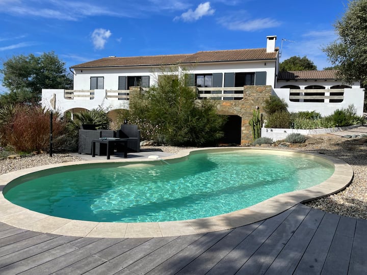 Villa Entre Saint-florent Et Oletta Avec Piscine. - Saint-Florent