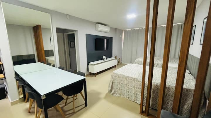 Guarujá: Conforto Com Ar, Internet E Garagem - Guarujá