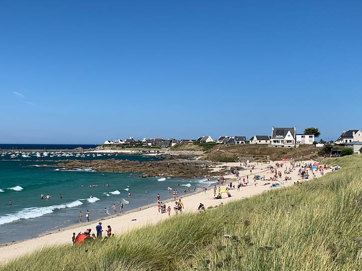 Maison Lumineuse - Plage à 50m - Véranda - Jardin - Finistere