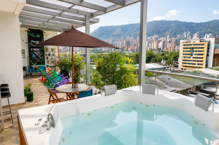 Habitación Twin Con A/c Hotel Sixtina Plaza - 메데인