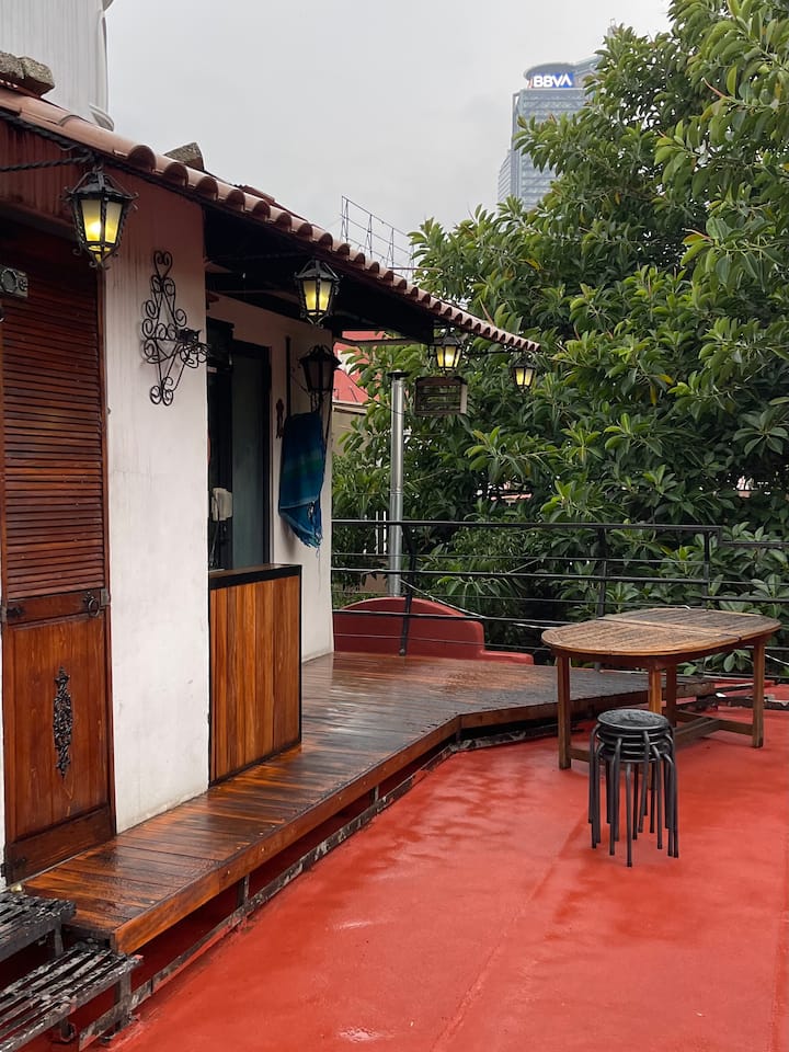 Private Room With Terrace To Relax In Condesa! - Mexico-Stad
