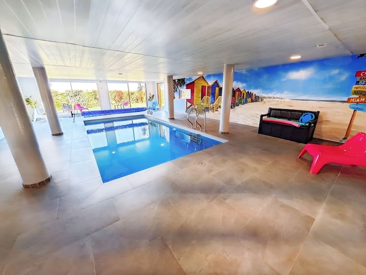 Villa Piscine Intérieure, Pétanque & Salle De Jeux - Bayeux