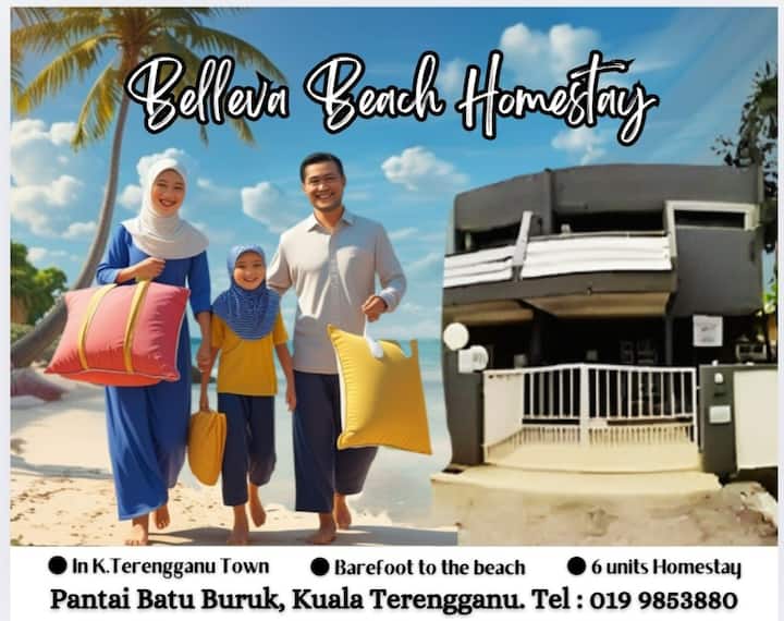 890k Belleva Beach Homestay (Sea View) - Terengganu